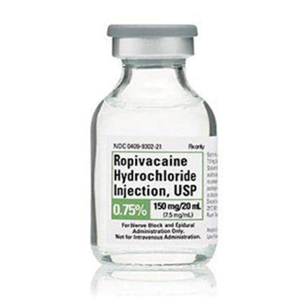 Ropivacaine HCl, Preservative Free 7.5 mg / mL Injection Single Dose ...